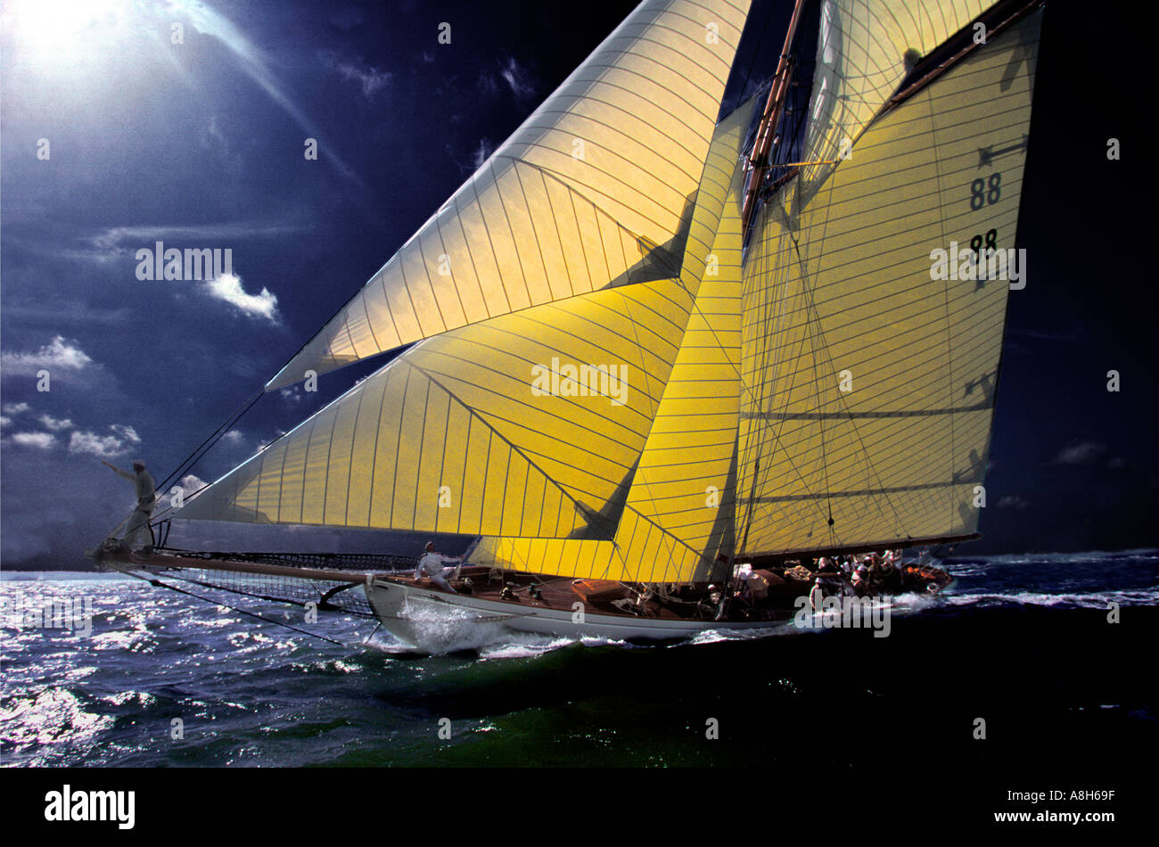 Moonbeam IV, William Fife, Fife, Americas Cup Jubilee, Cowes, Isle of ...