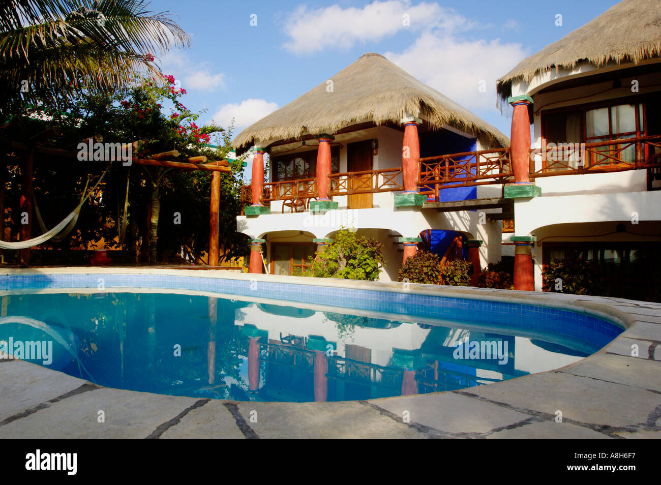 Mexico, Riviera Maya, Tulum, Cabanas Ana y Jose Stock Photo - Alamy