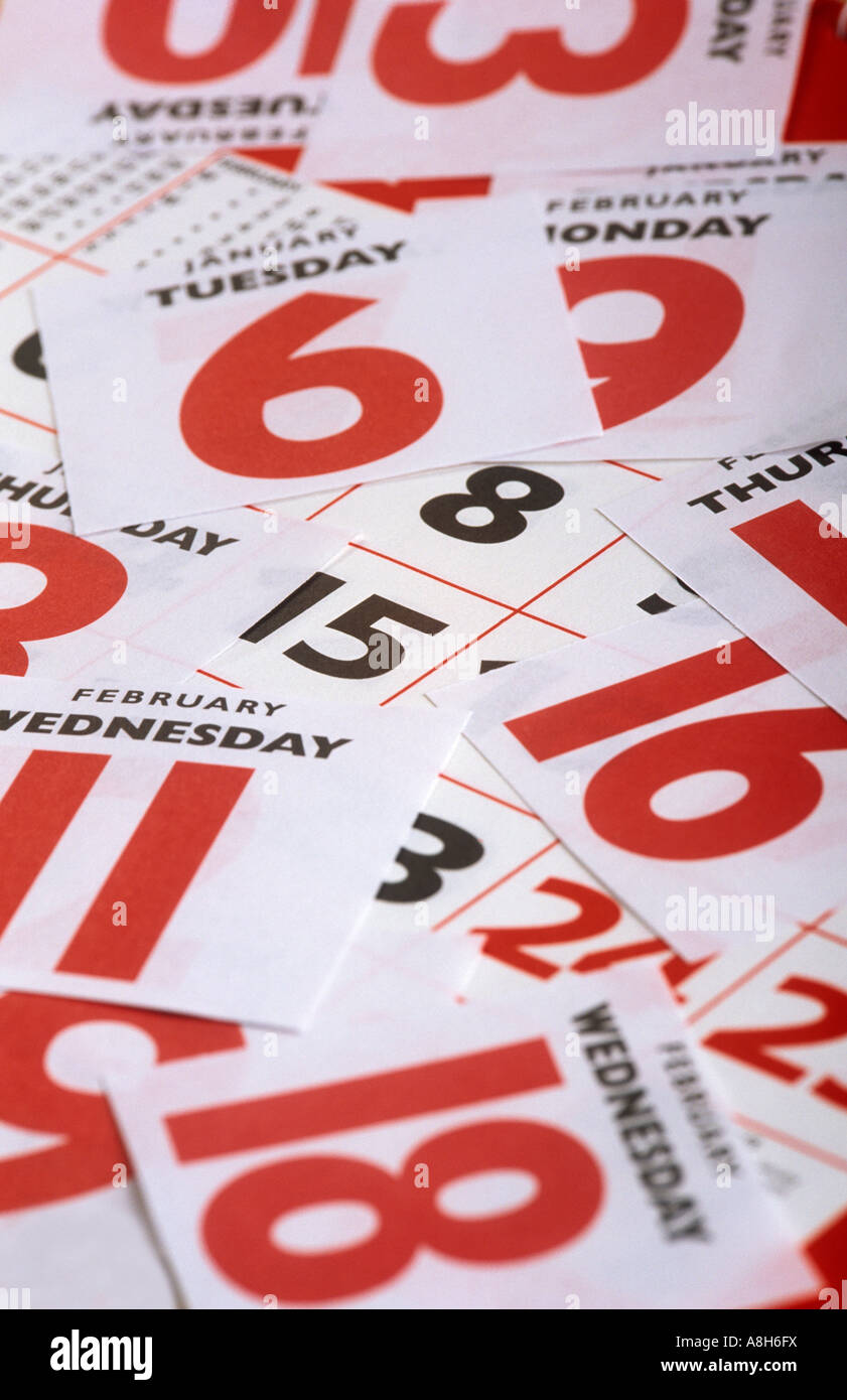 The calendar hi-res stock photography and images - Alamy