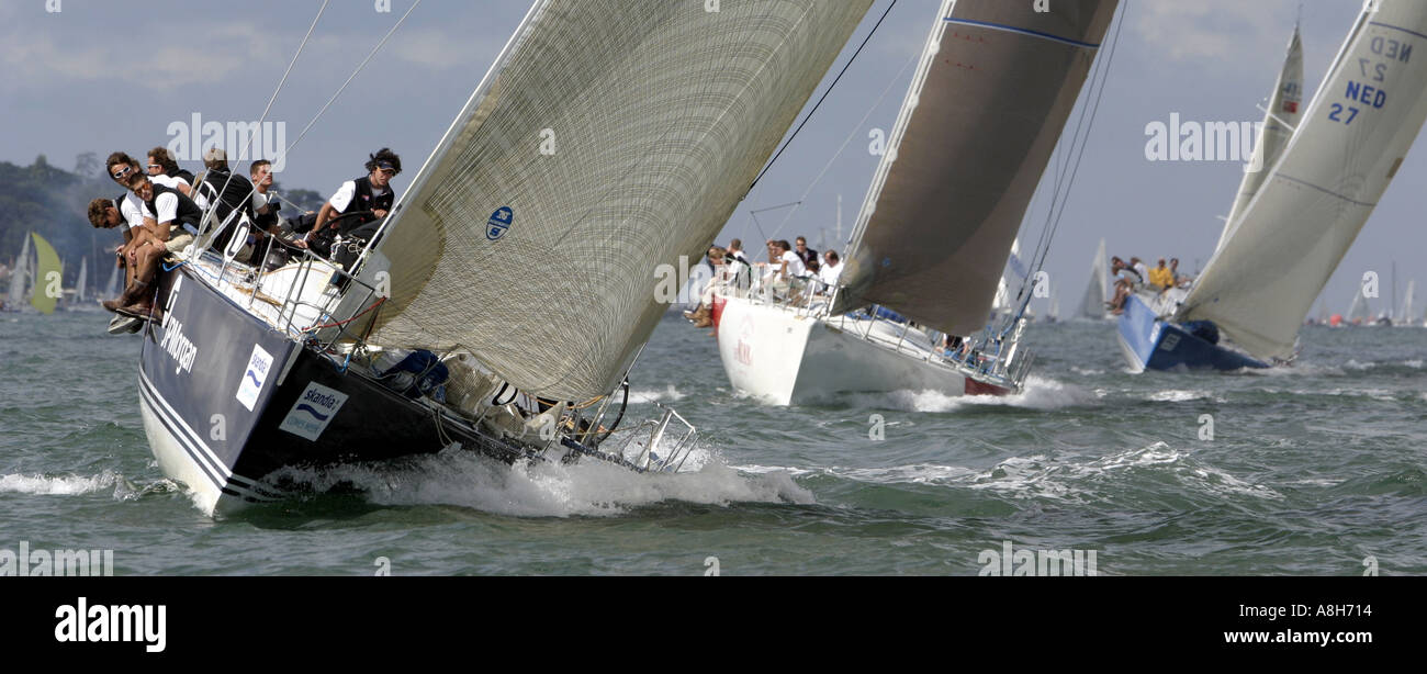 Cowes Week Isle of Wight England UK Stock Photo - Alamy