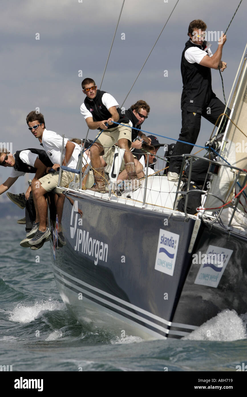 Cowes Week Isle of Wight England UK Stock Photo - Alamy