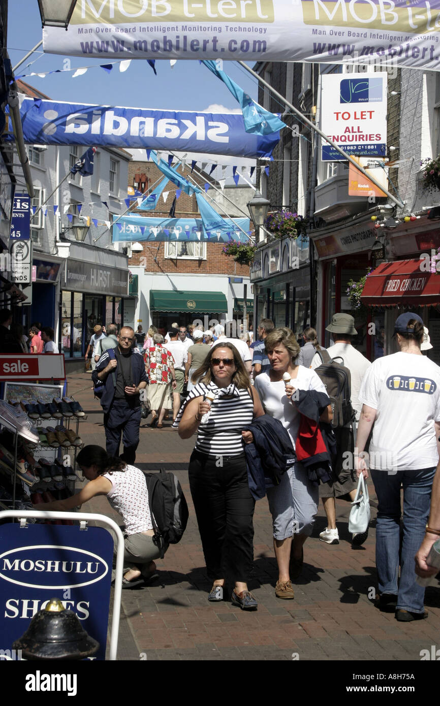 Cowes Week Isle of Wight England UK Stock Photo - Alamy