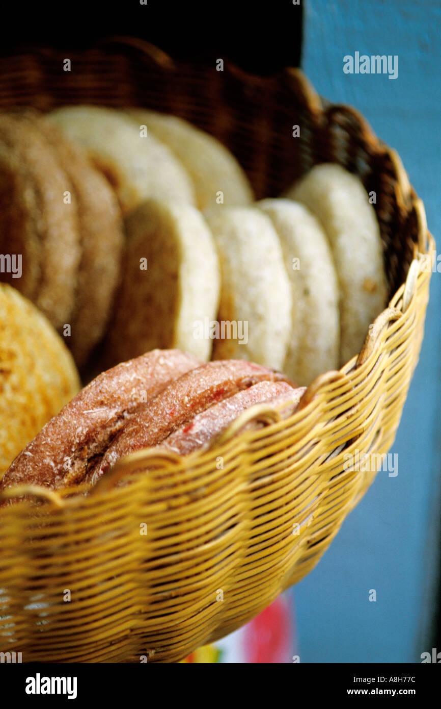 Cassava bread caribbean hi-res stock photography and images - Alamy