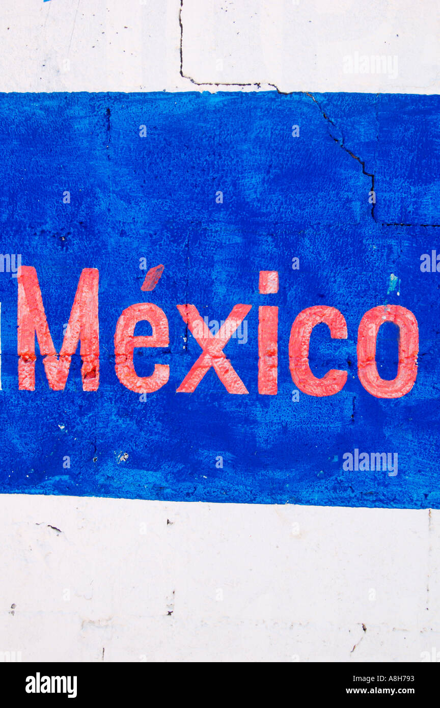 Mexico, Mexico sign Stock Photo - Alamy