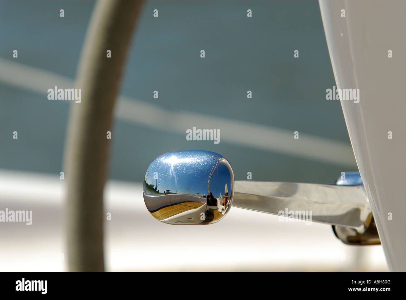 Details sail ship with reflection Stock Photo - Alamy