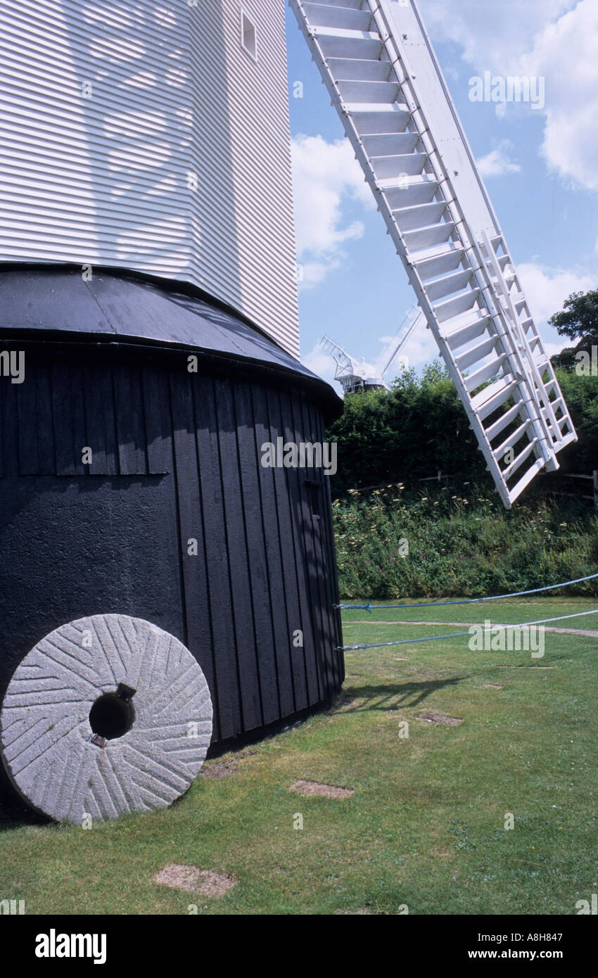 Shutters grinding stone Jill Windmill Stock Photo - Alamy
