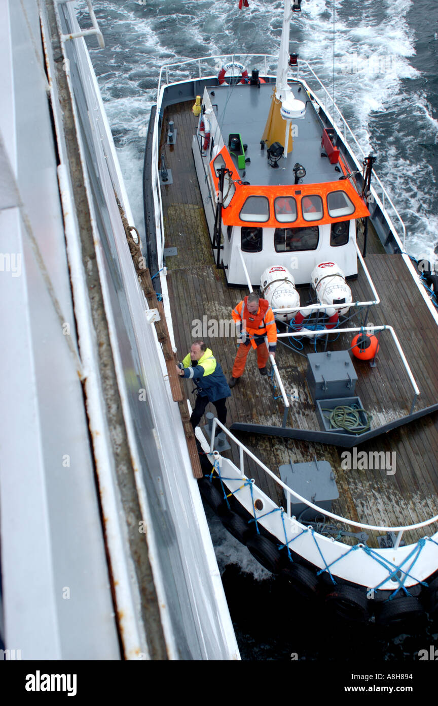 Pilot Boat Stornoway Hebrides Stock Photo - Alamy
