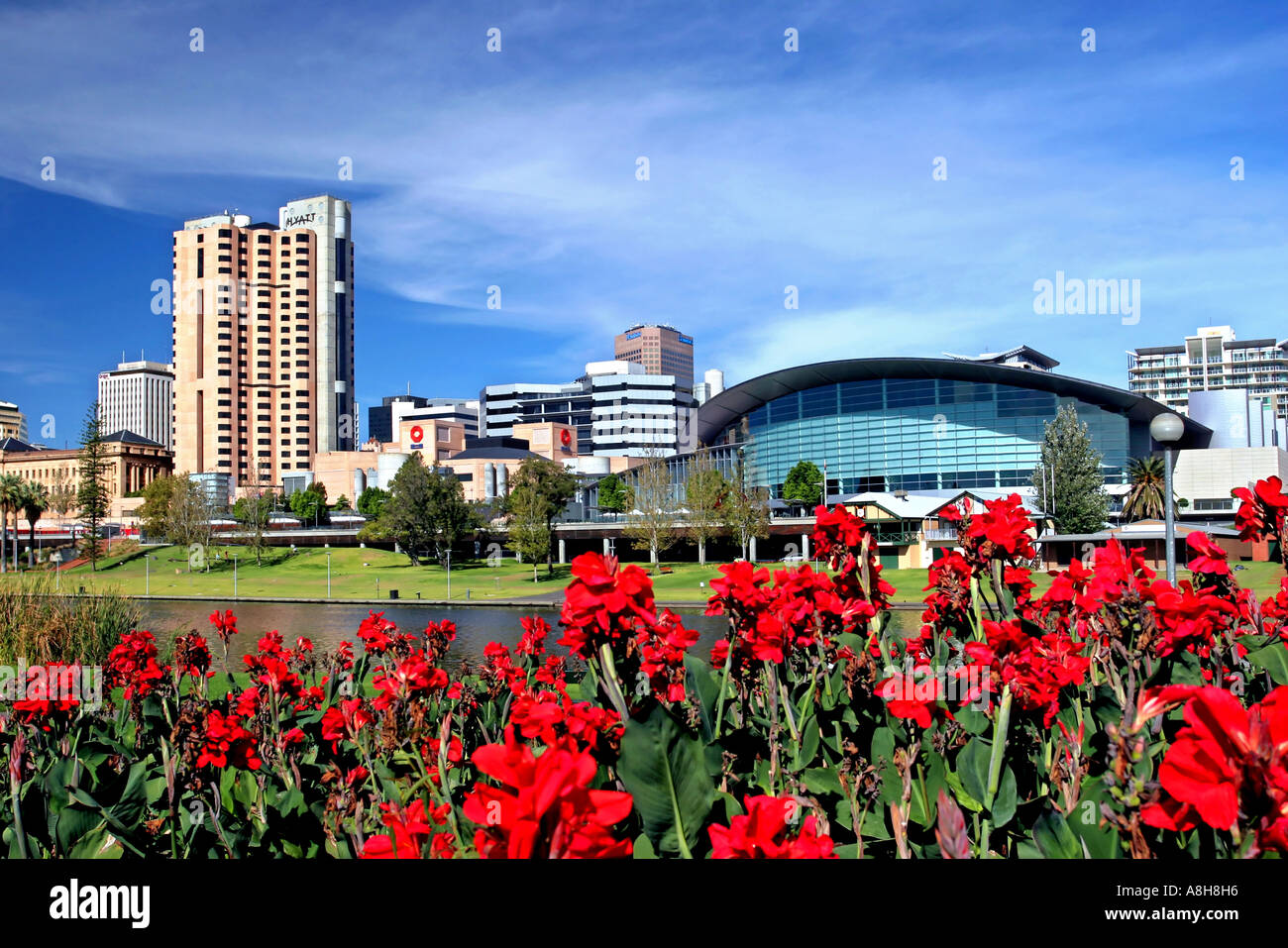 Adelaide City Skyline Stock Photo - Alamy