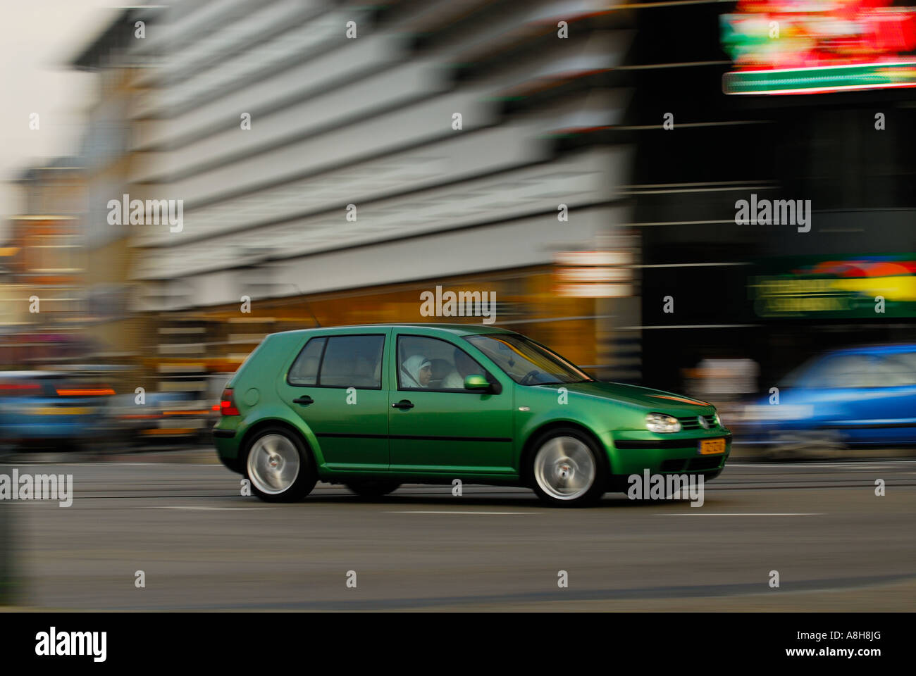 Fast driver Scheveningen Stock Photo - Alamy