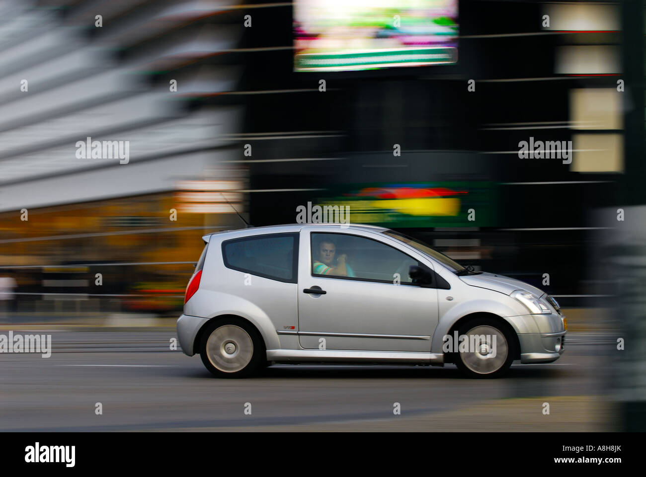 Fast driver Scheveningen Stock Photo - Alamy