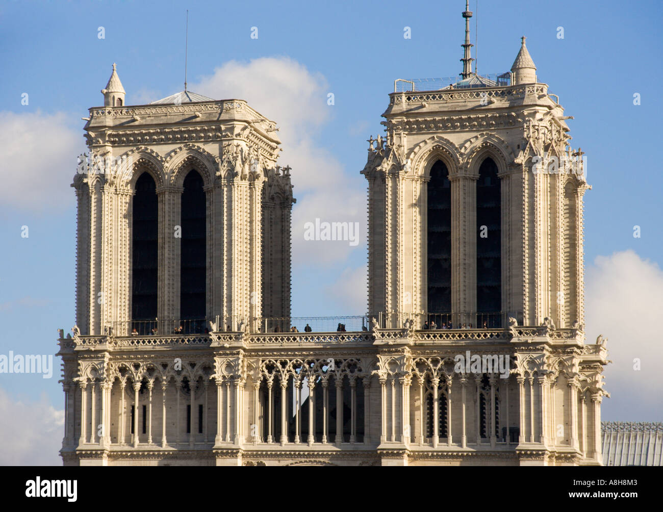The towers of Notre Dame cathedral - Paris, France Stock Photo - Alamy