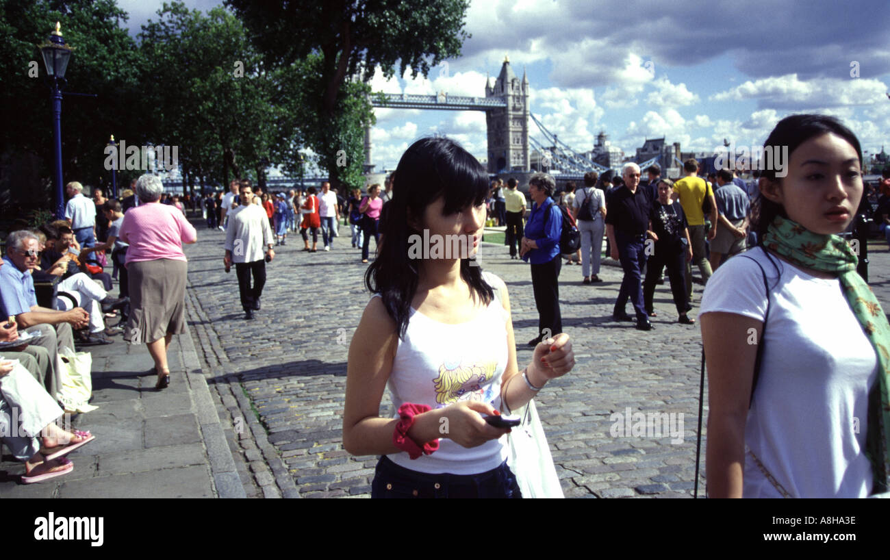 Asian tourists in London Stock Photo - Alamy
