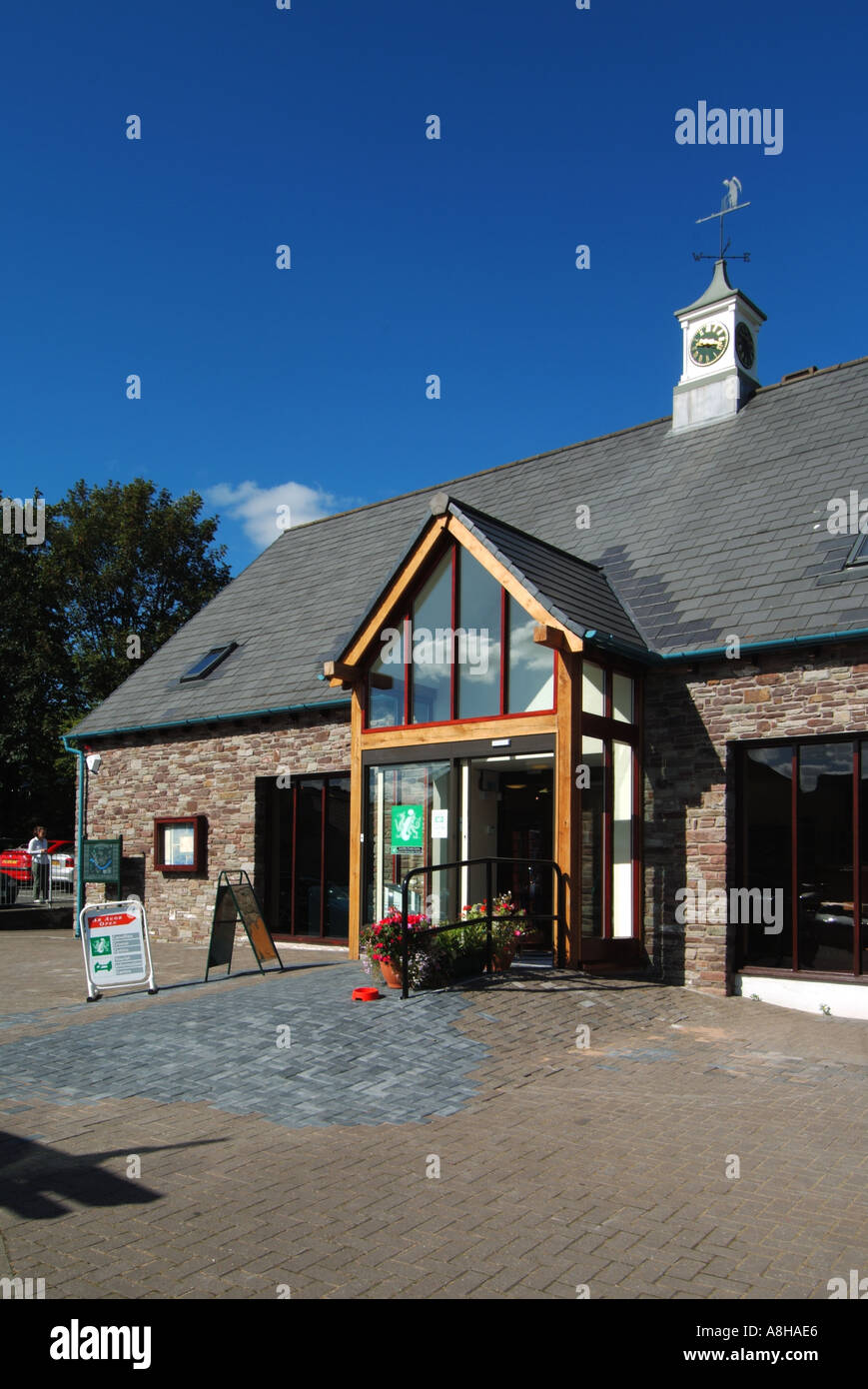 Brecon modern tourist information & visitor centre in town centre ...