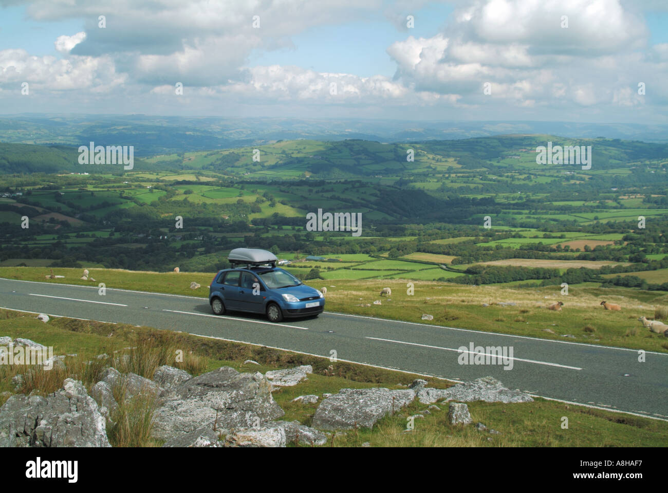 Beacons national park typical unfenced hi-res stock photography and ...