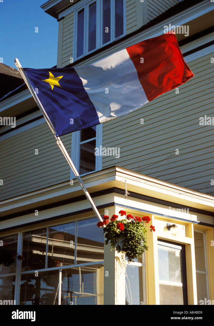 Acadian flag acadien flag hi-res stock photography and images - Alamy