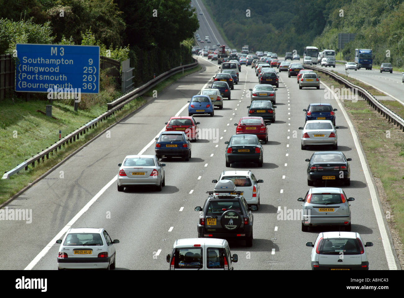 Traffic Flow on the M3 Motorway between Winchester and Southampton ...