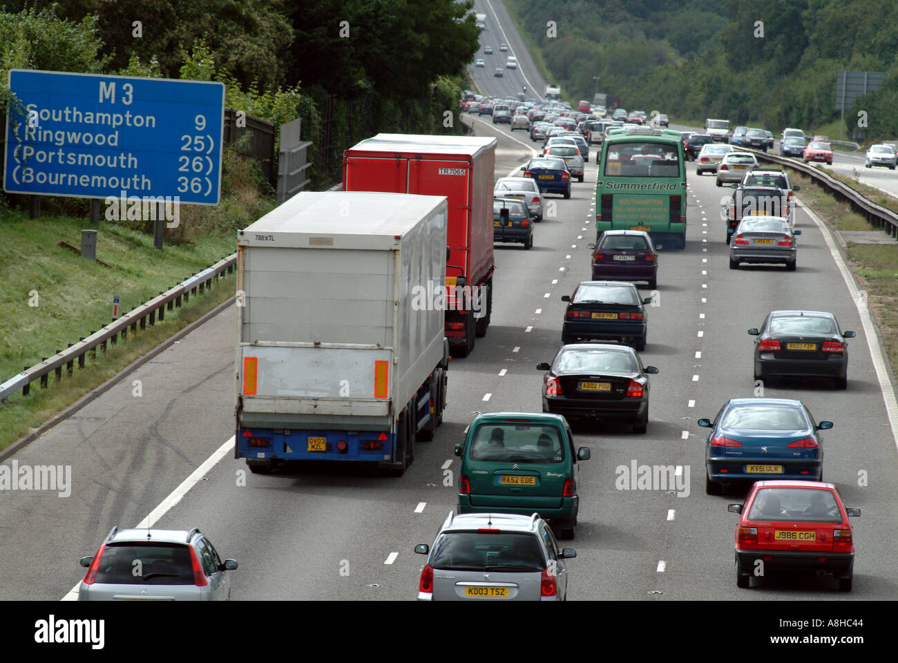 Traffic Flow on the M3 Motorway between Winchester and Southampton ...