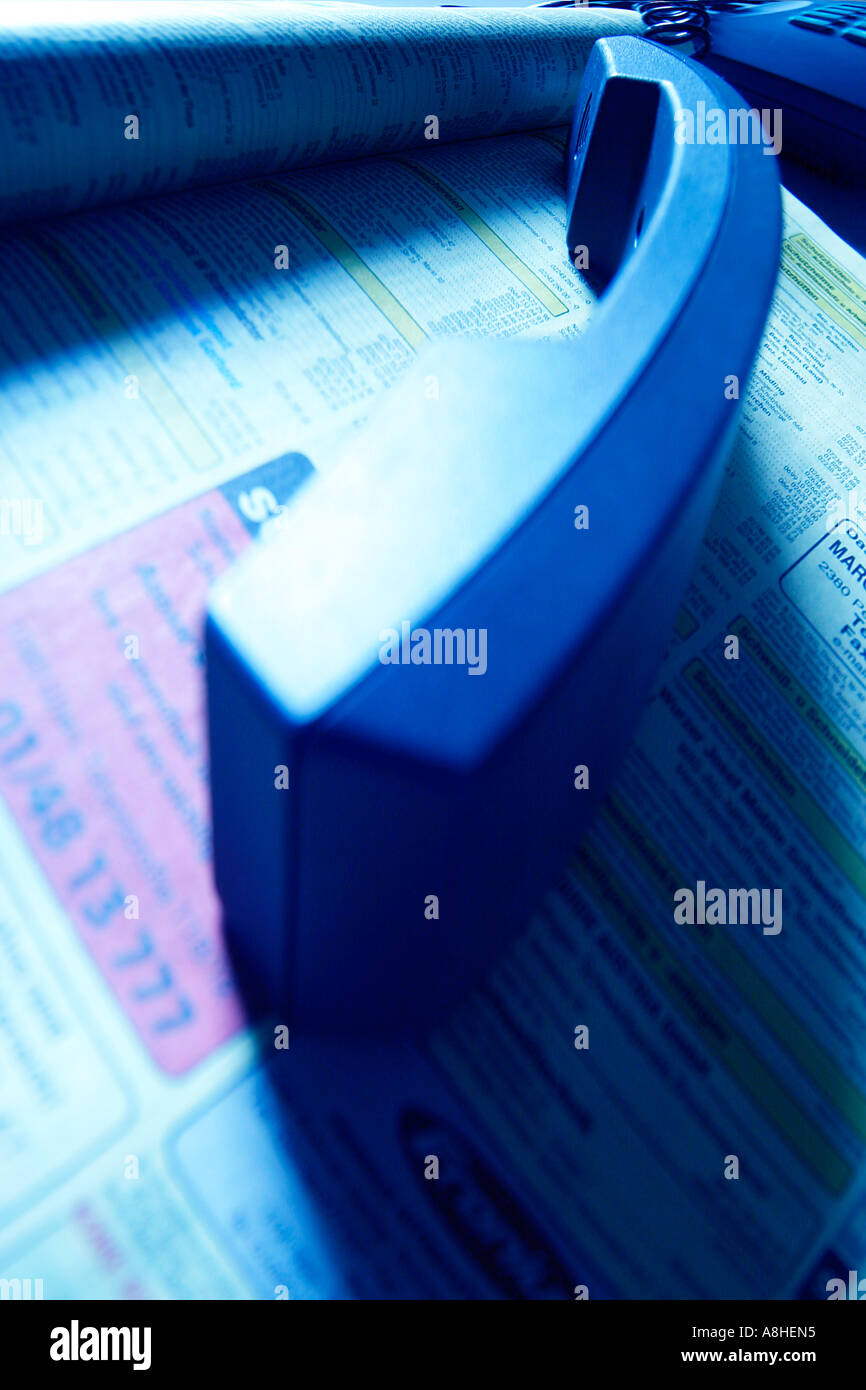 Telephone directories hi-res stock photography and images - Alamy