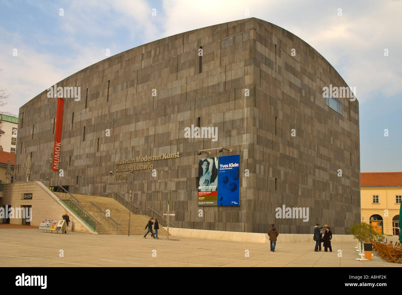 Museum of modern art Museums Quartier central Vienna Austria EU Stock ...