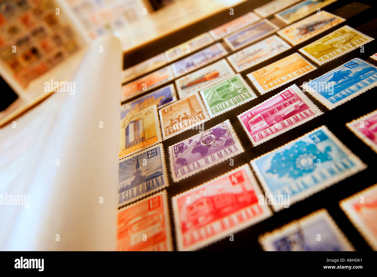 Briefmarkensammlungen hi-res stock photography and images - Alamy