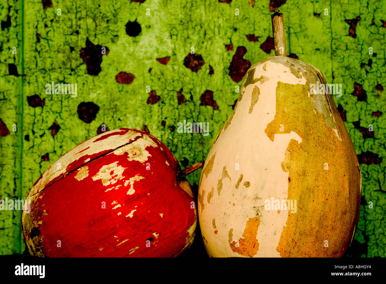 Decoration wood fruit Stock Photo - Alamy