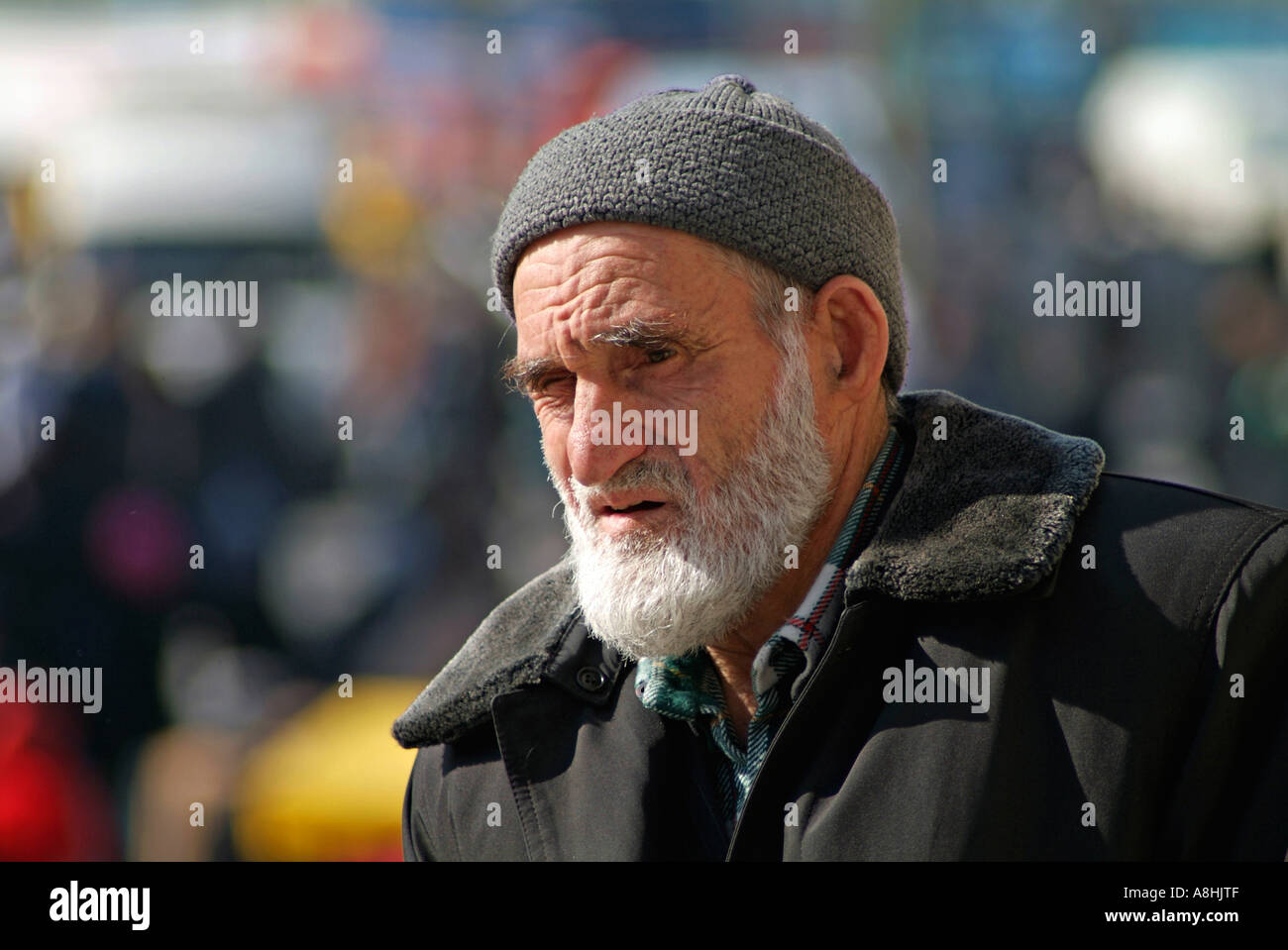 Elderly Turkish man Istanbul Turkey Stock Photo - Alamy