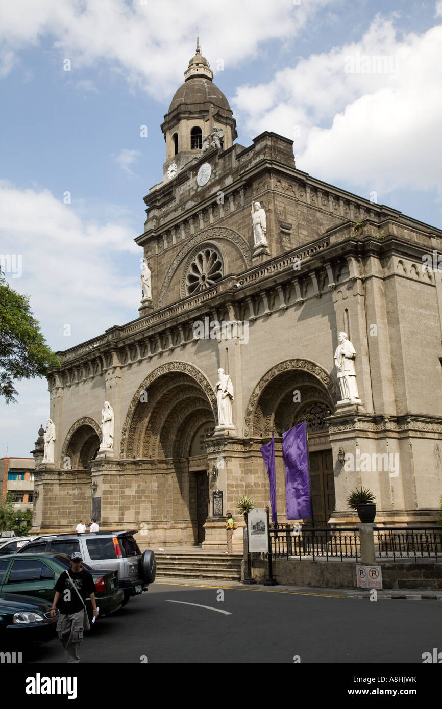 Manila Cathedral, Intramuros, Manila, Philippines Stock Photo - Alamy