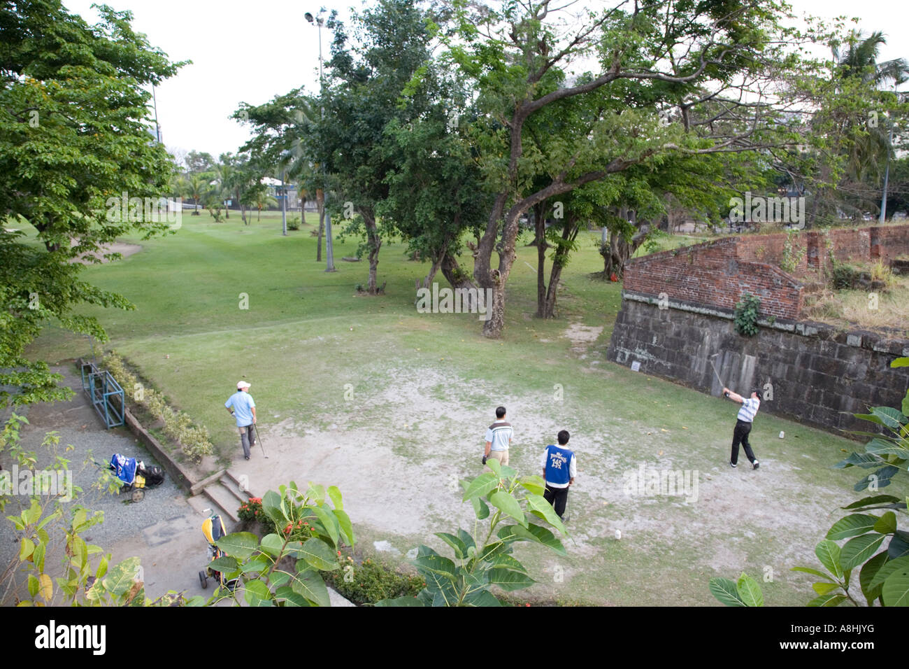 Intramuros Golf Course, Intramuros, Manila, Philippines Stock Photo - Alamy