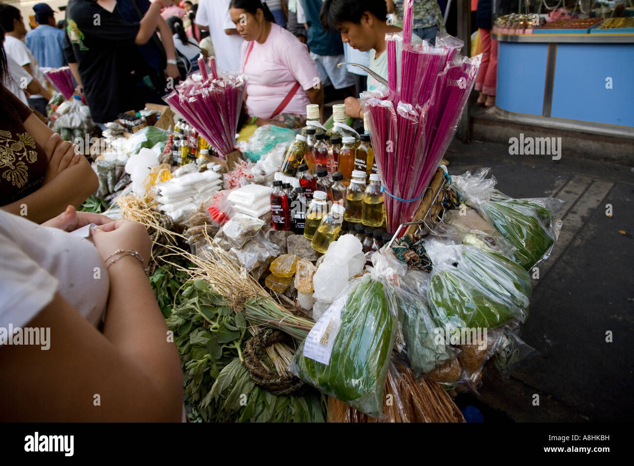 Magic Items, Quiapo Church, Manila Philippines Stock Photo - Alamy