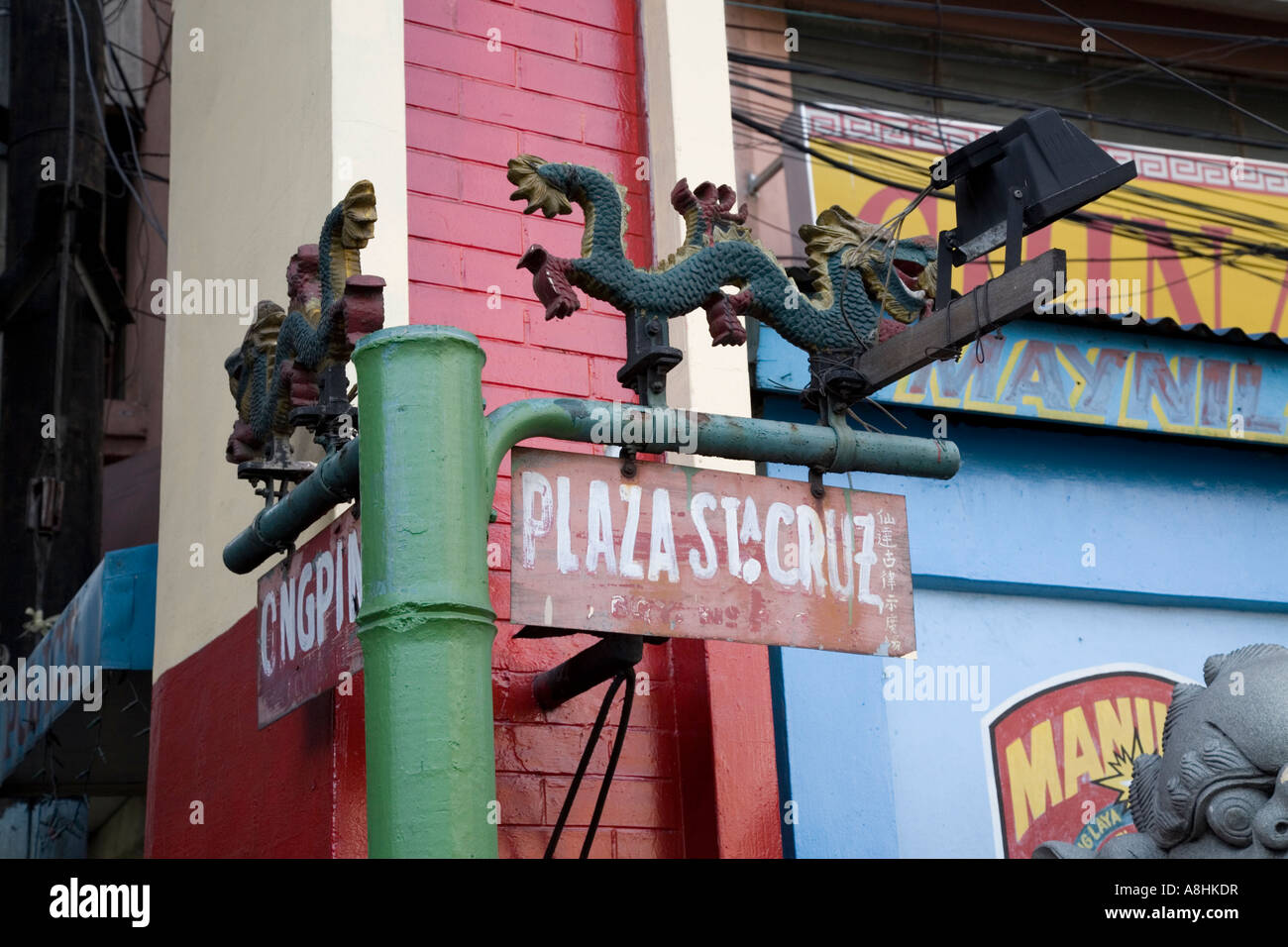 Street Sign, Binondo, Manila's Chinatown, Manila Philippines Stock ...
