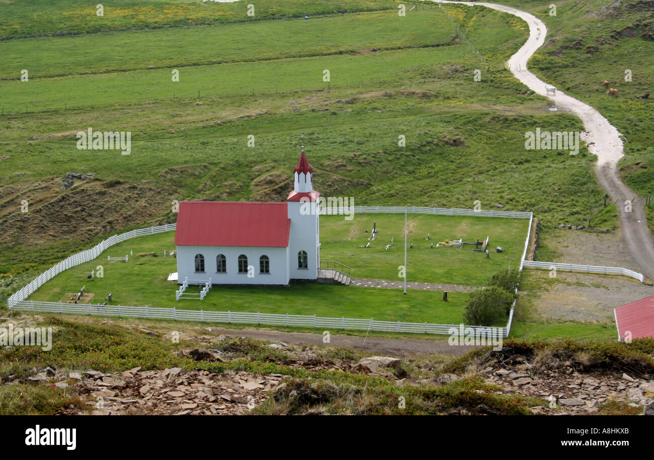 Helgafell church hi-res stock photography and images - Alamy