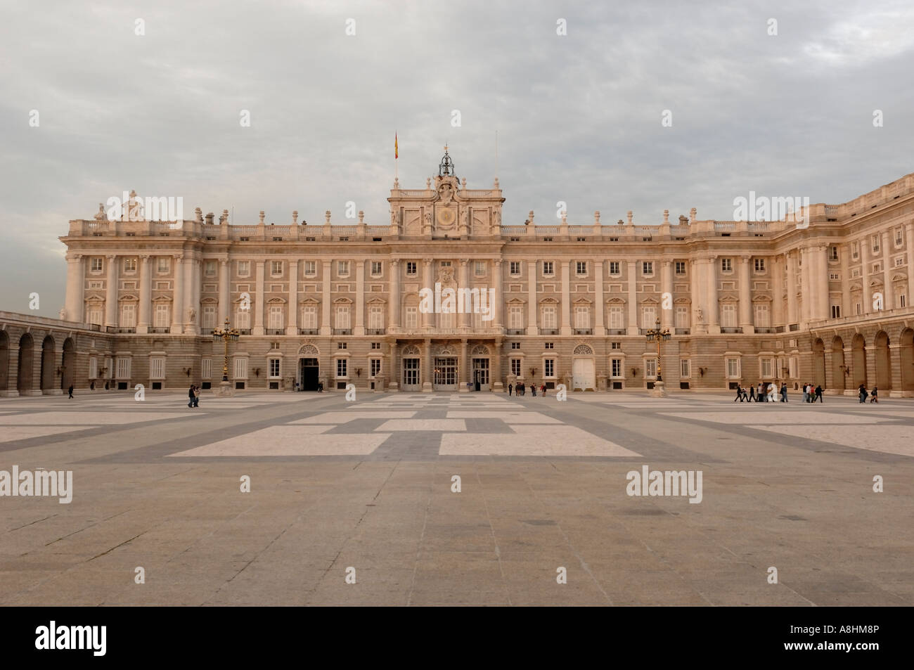 Capital city Madrid of Spain Royal Palace Stock Photo - Alamy