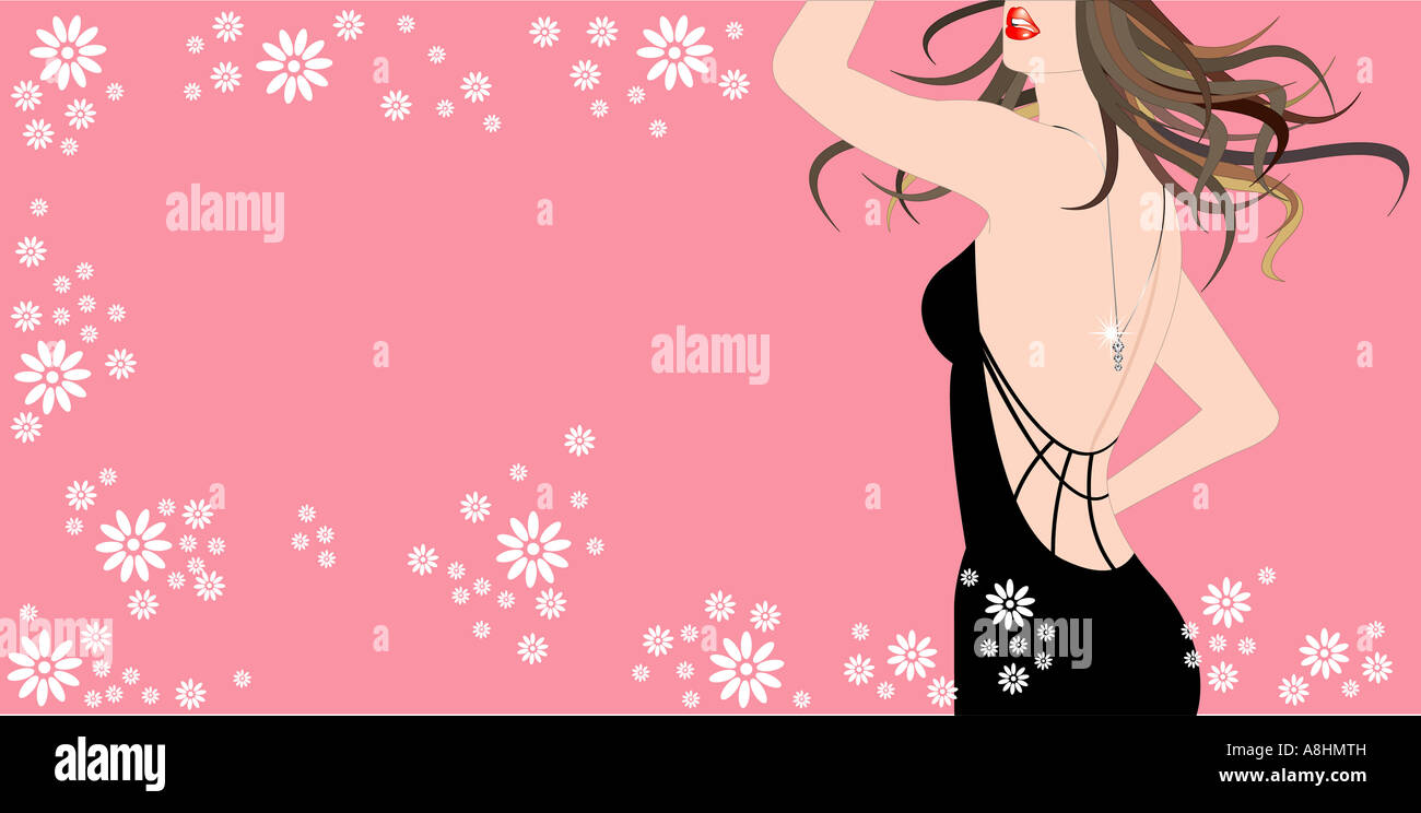 Backless dress hi-res stock photography and images - Alamy