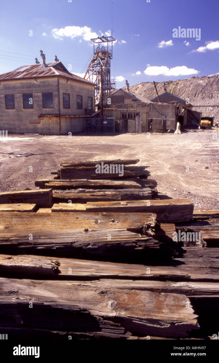 Mine mining broken hill new south wales australia australian outback hi ...