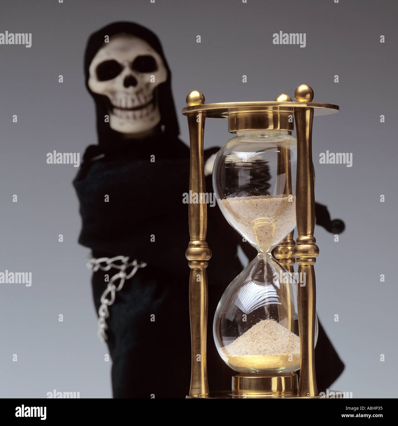 Grim Reaper With Hourglass