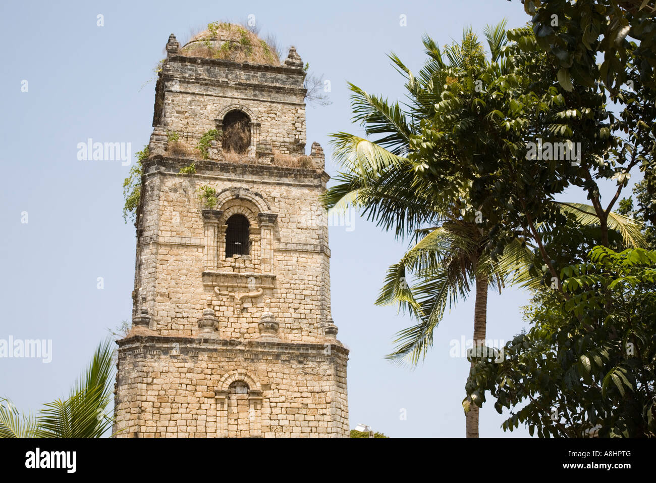 St Augustine Church Bell Tower, Paoay, Ilocos Norte, Philippines Stock Photo - Alamy