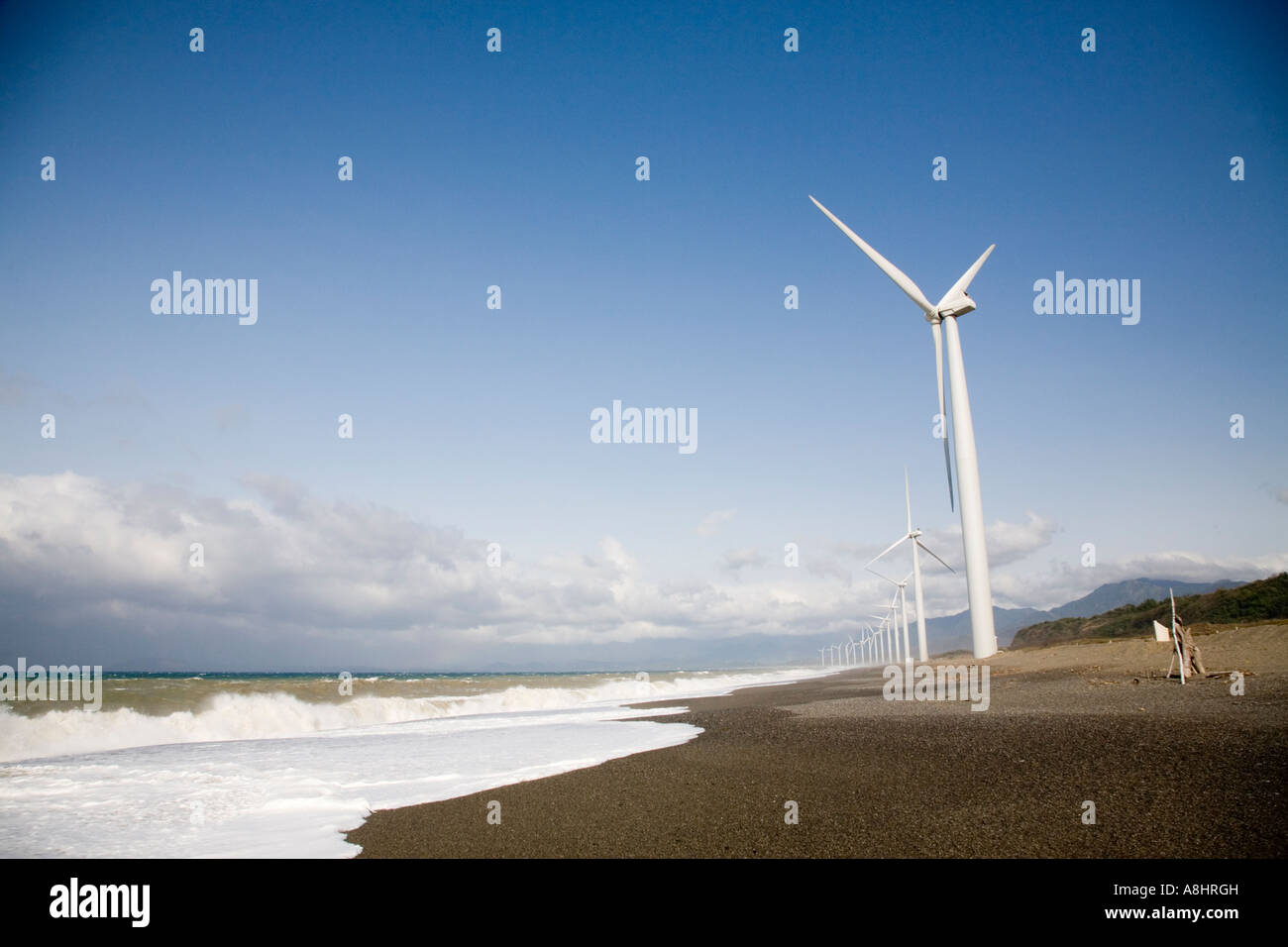 Bangui Bay Wind Power Project, Bangui Ilocos Norte, Philippines Stock ...
