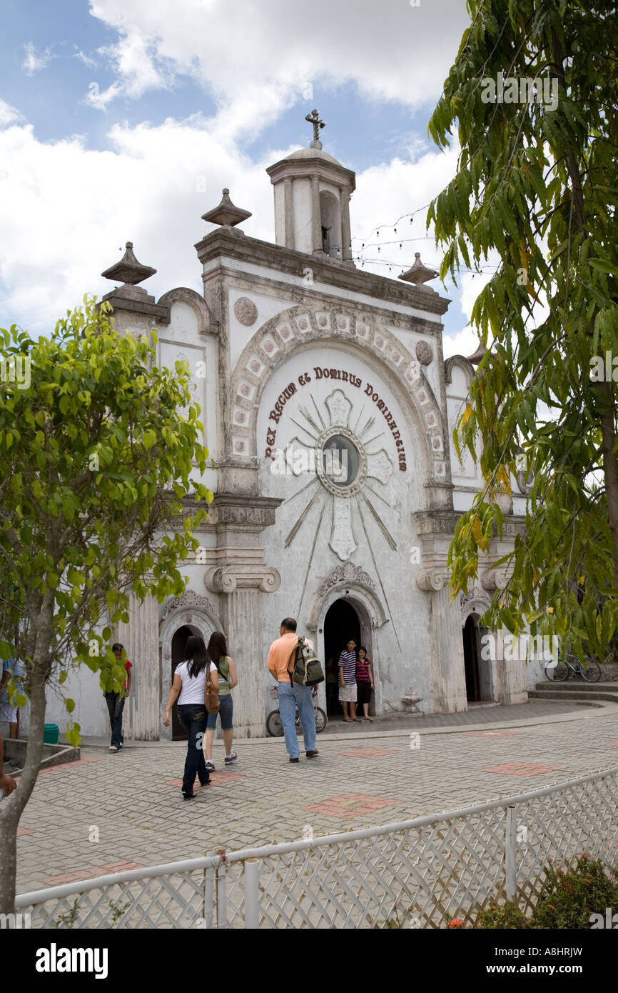 San Guillermo Parish Church, Bacolor Pampanga, Philippines Stock Photo ...