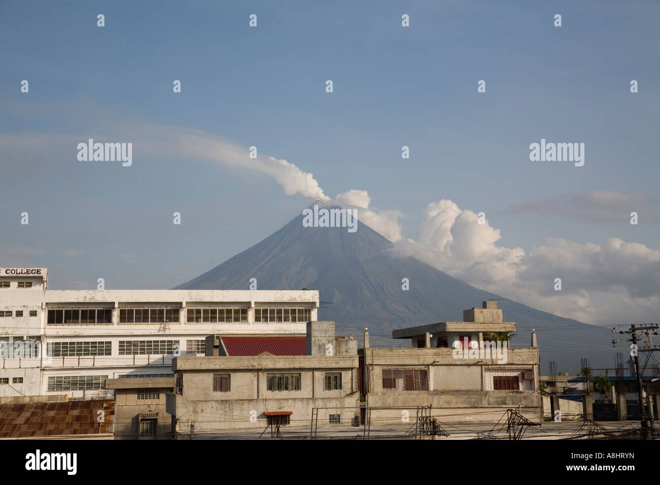 Mount Mayon Volcano, Legaspi, Southern Luzon, Philippines Stock Photo ...