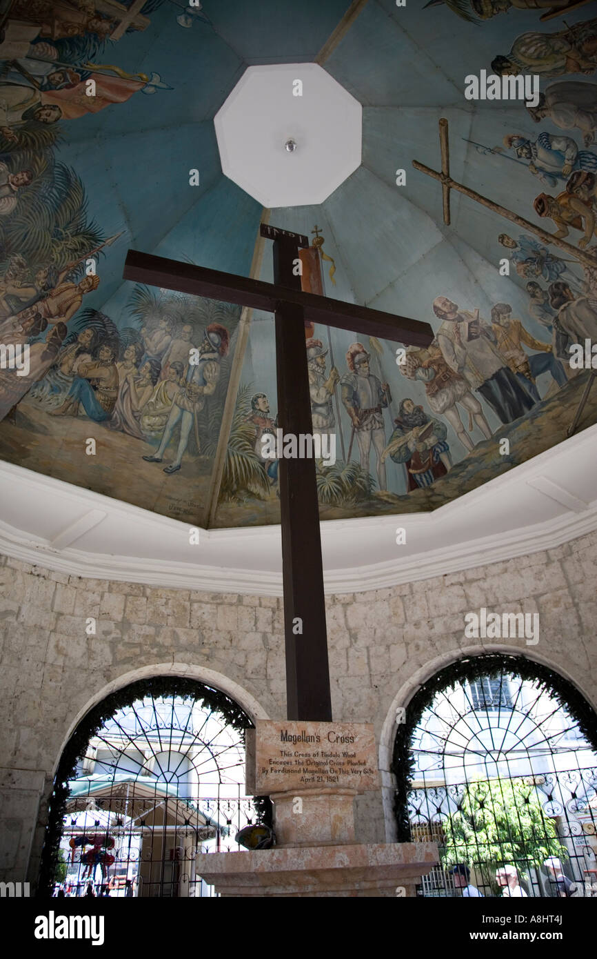 The Cross Of Magellan, Cebu, Visayas, Philippines Stock Photo - Alamy