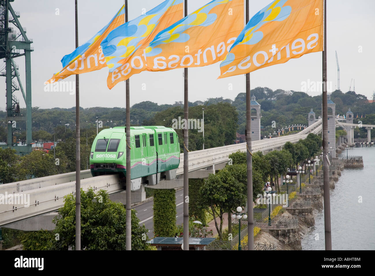 Sentosa Express Rail, Singapore Stock Photo - Alamy