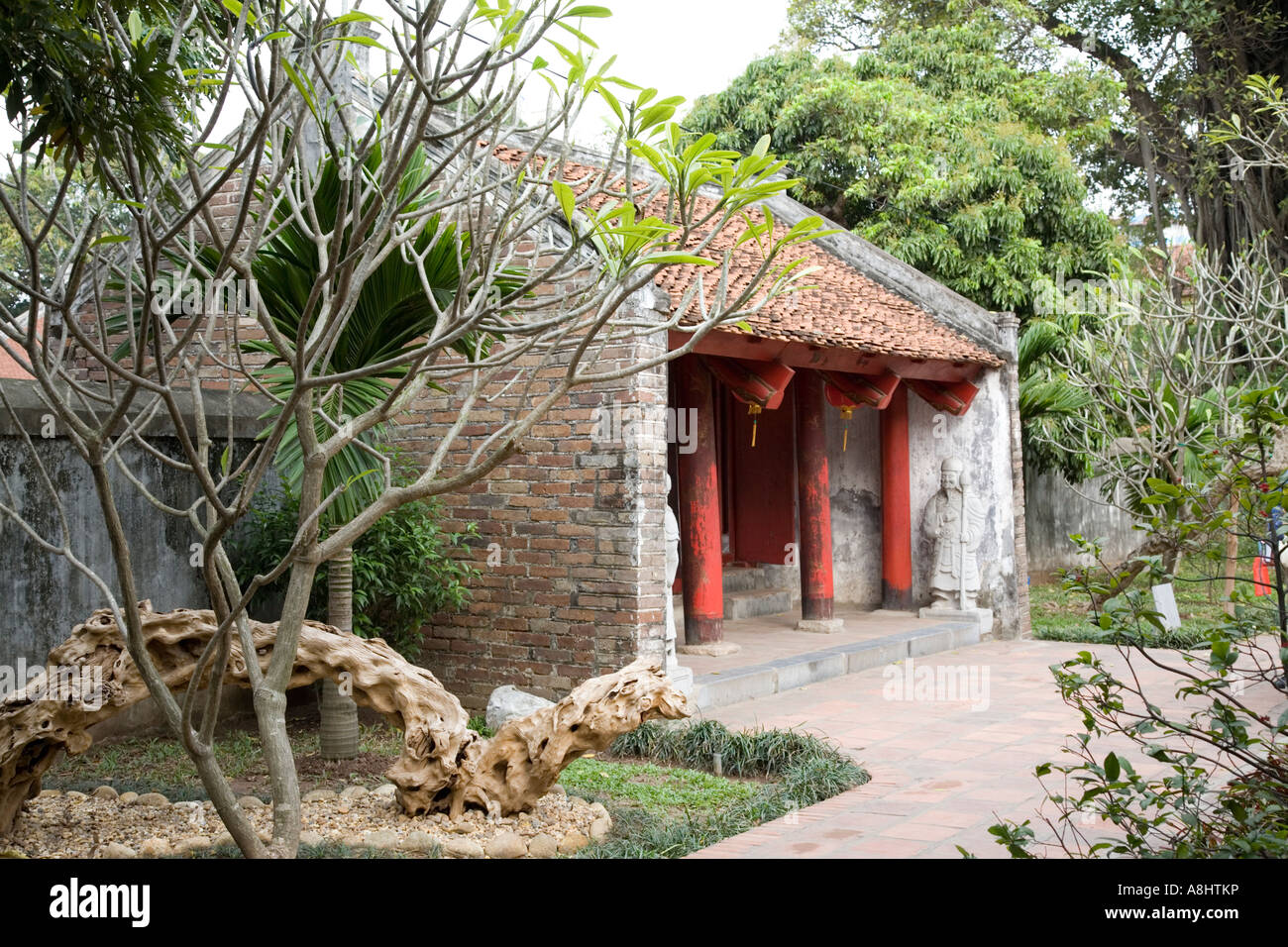 Van Mieu, Temple Of Literature, Hanoi, Vietnam Stock Photo - Alamy
