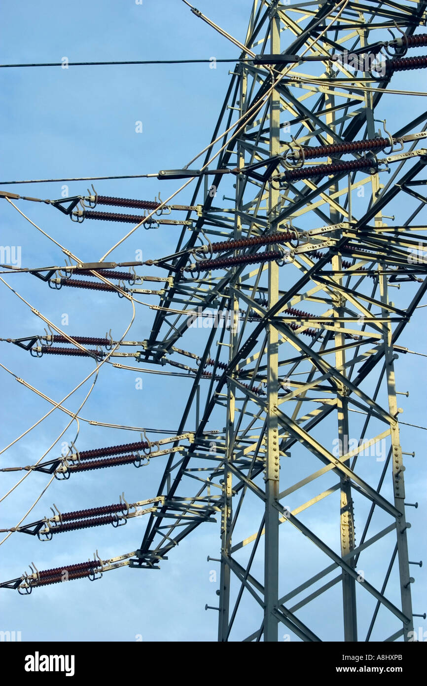German pylon in bavaria Stock Photo - Alamy