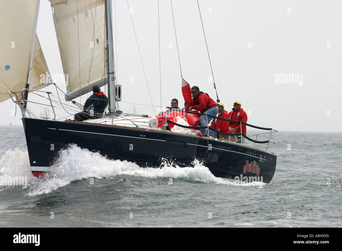 Yacht Racing in the USA Stock Photo - Alamy
