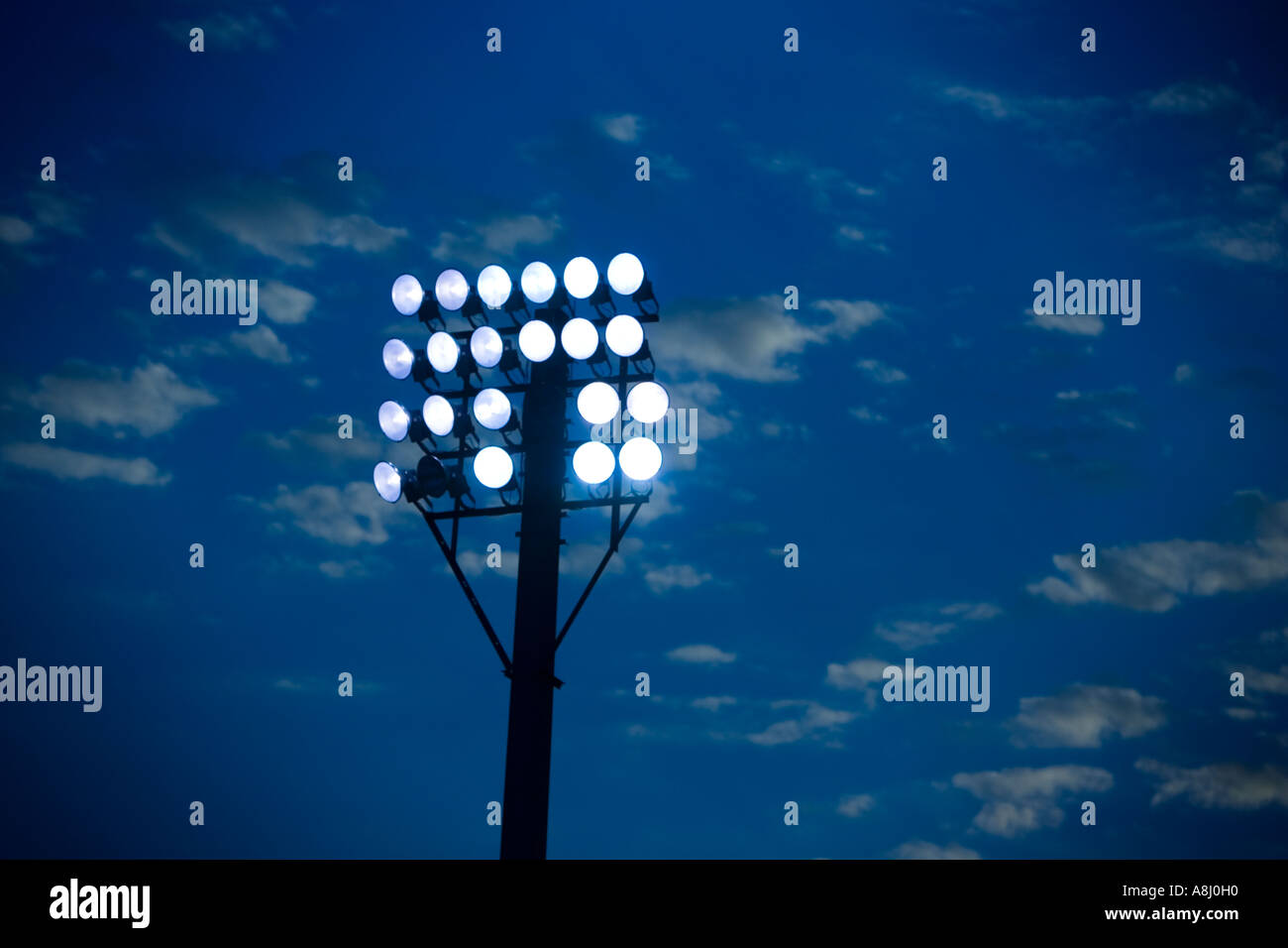 Stadium lights hi-res stock photography and images - Alamy