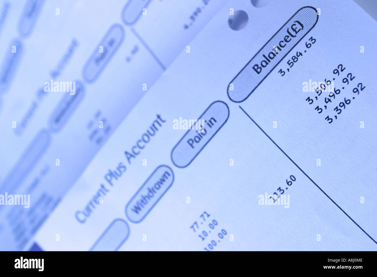 Bank statement hi-res stock photography and images - Alamy