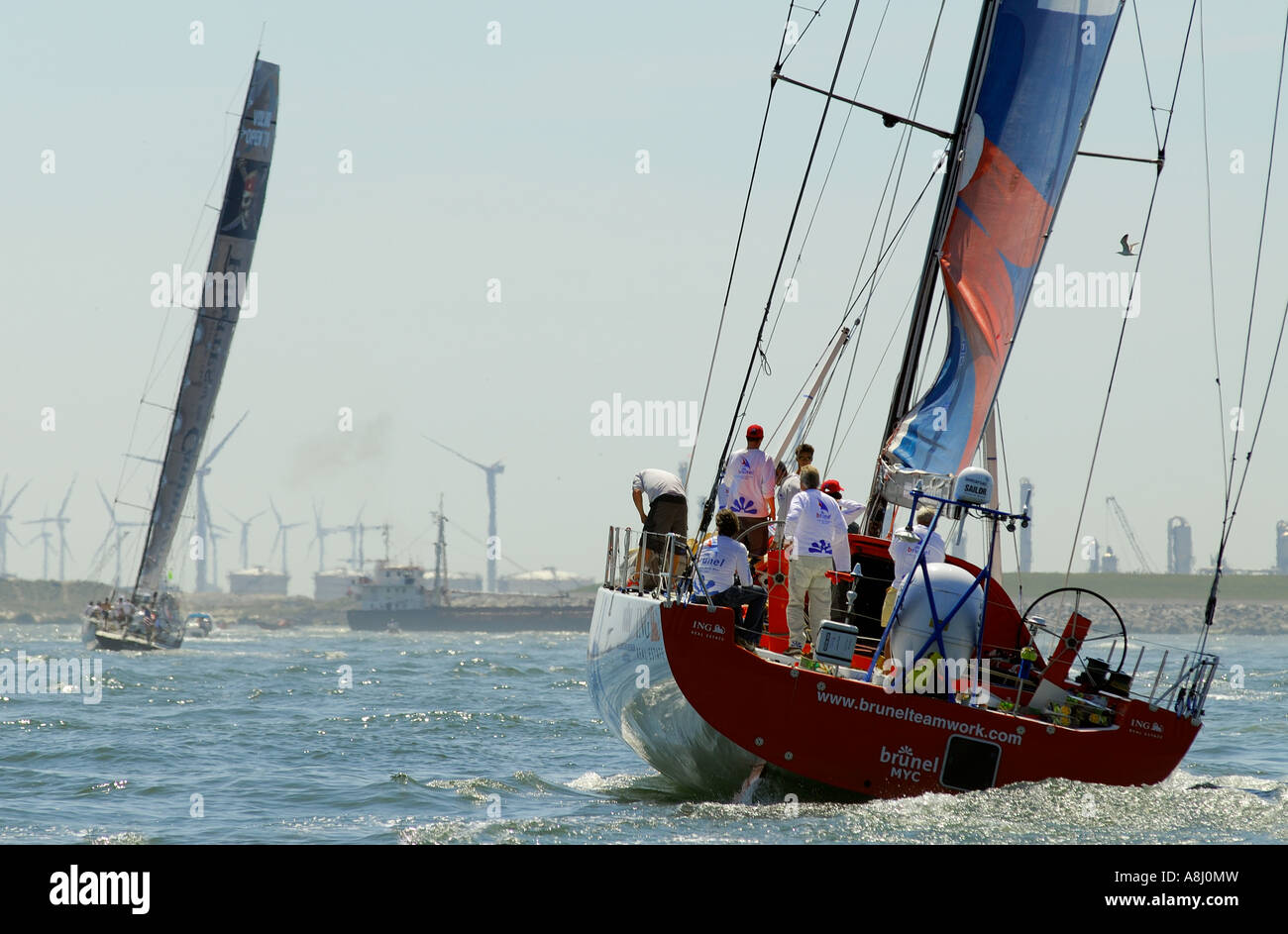 Volvo Ocean Race 2006 Life on the Extreme Brunel racing team end of the ...