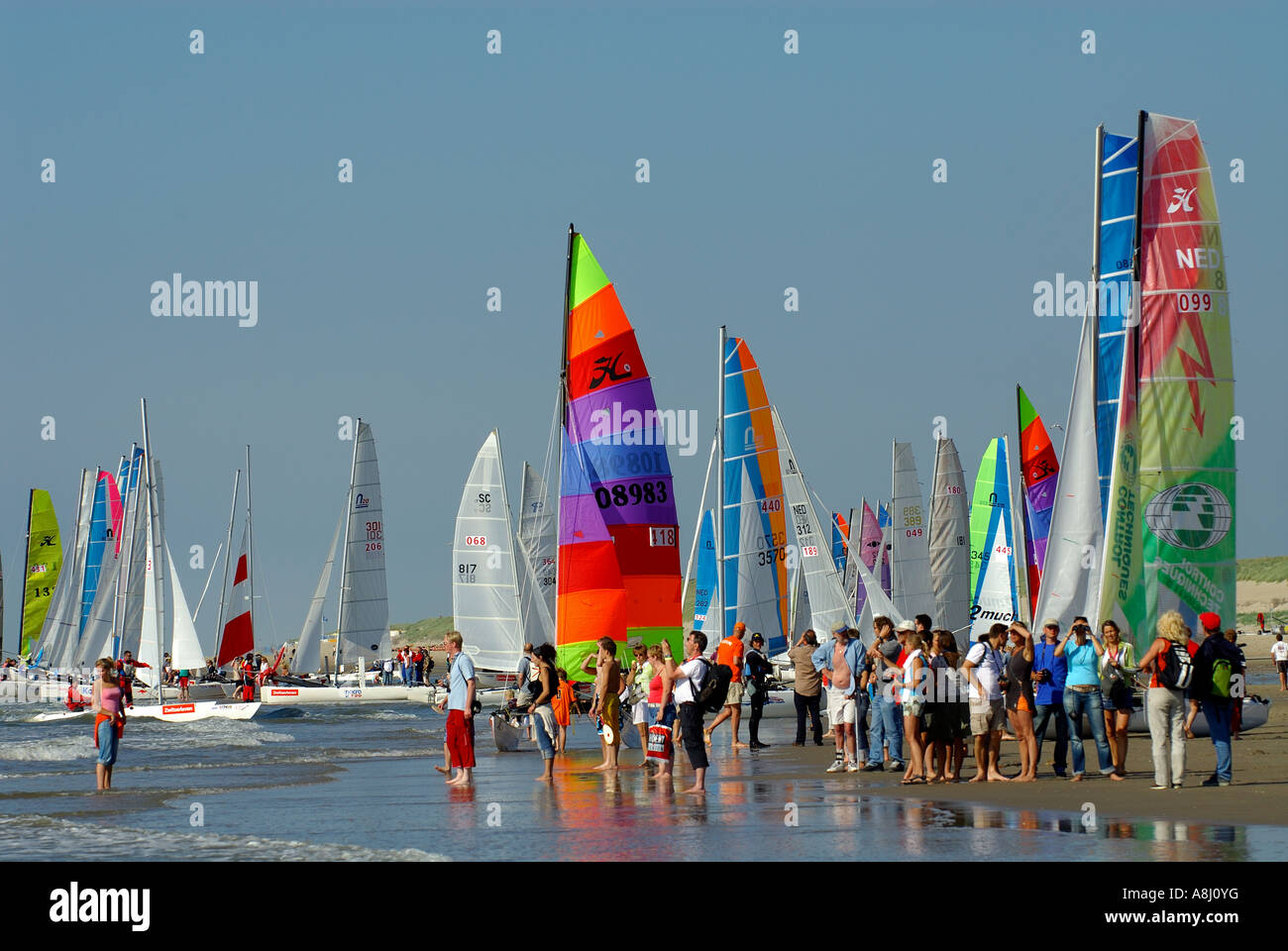 Group of catamaran team race hi-res stock photography and images - Alamy
