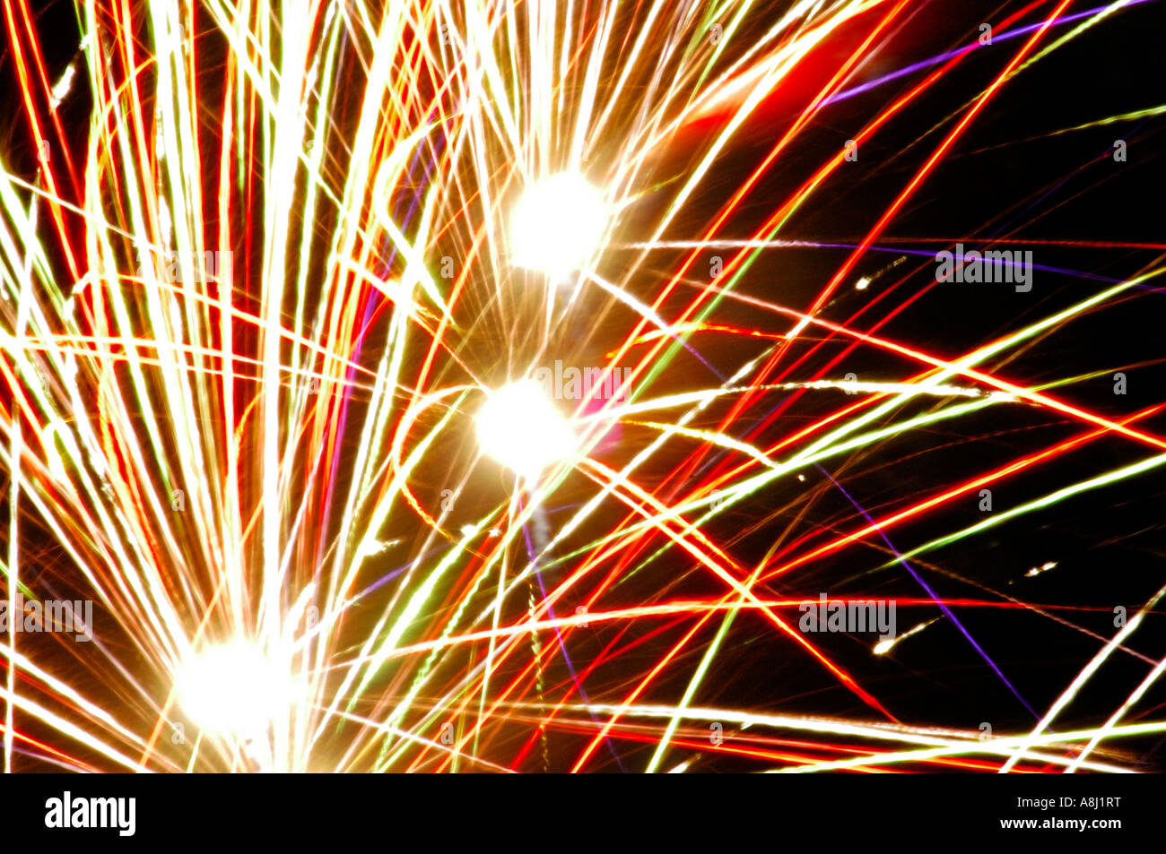 Firework detail in the Air Stock Photo - Alamy