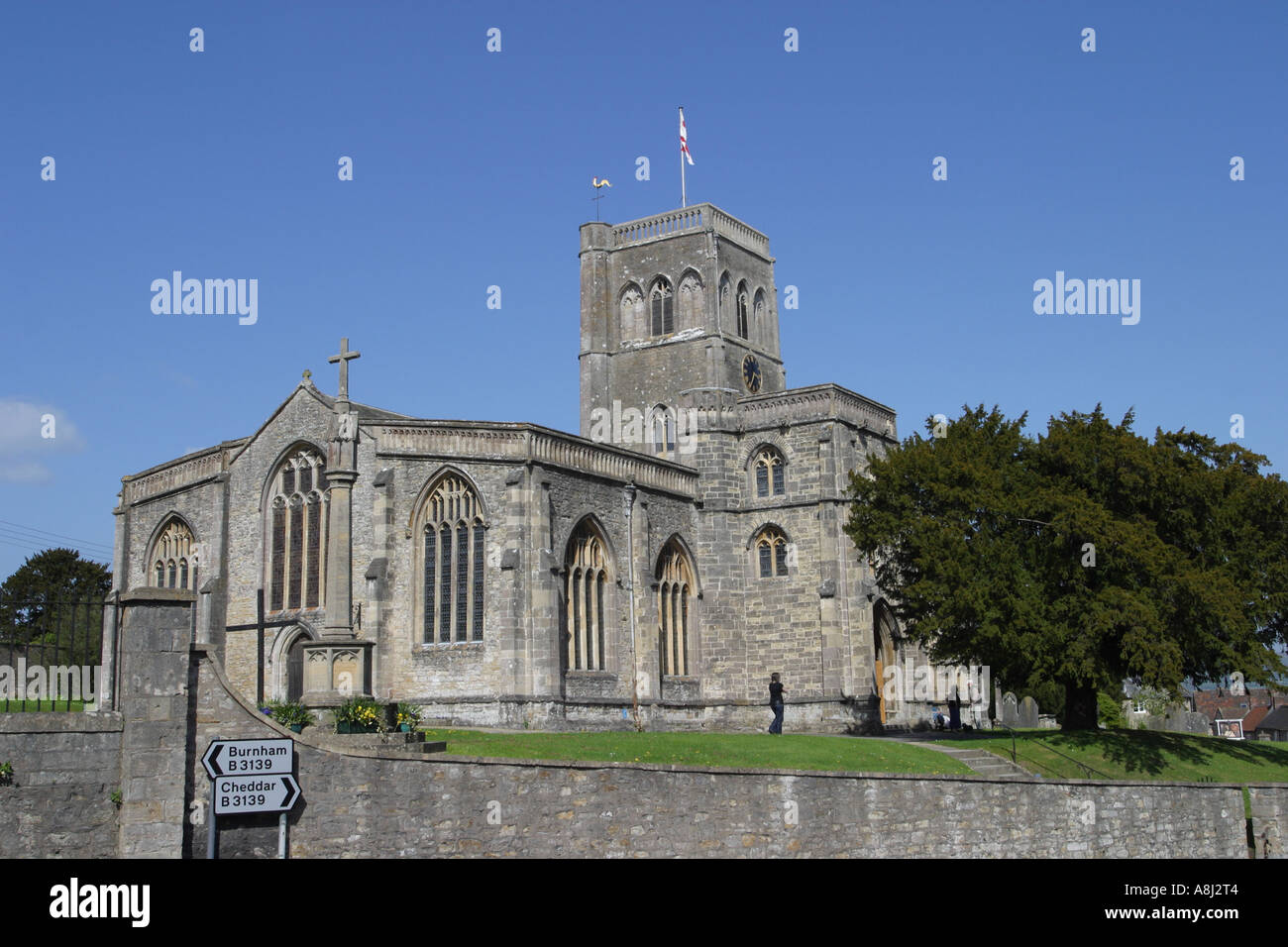 St marys church wedmore somerset hi-res stock photography and images ...